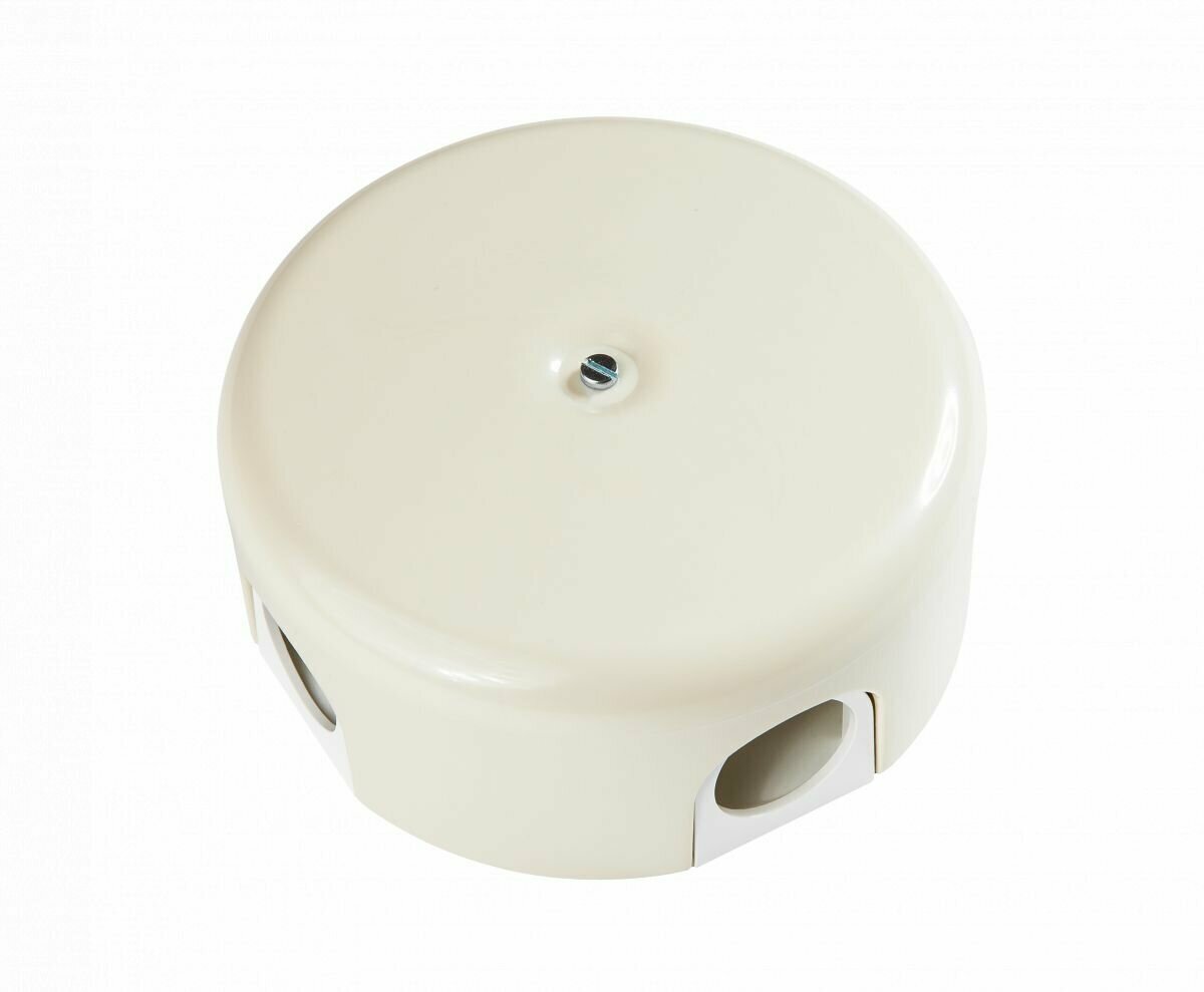 Коробка распред слоновая кость ABS-пластик D78*35 BIRONI