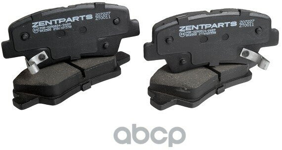 ZENTPARTS Z07227 (1014026445 / 48130350B0 / 48413-350A0) колодки дисковые задние с мех. датчиком износа\ Elantra