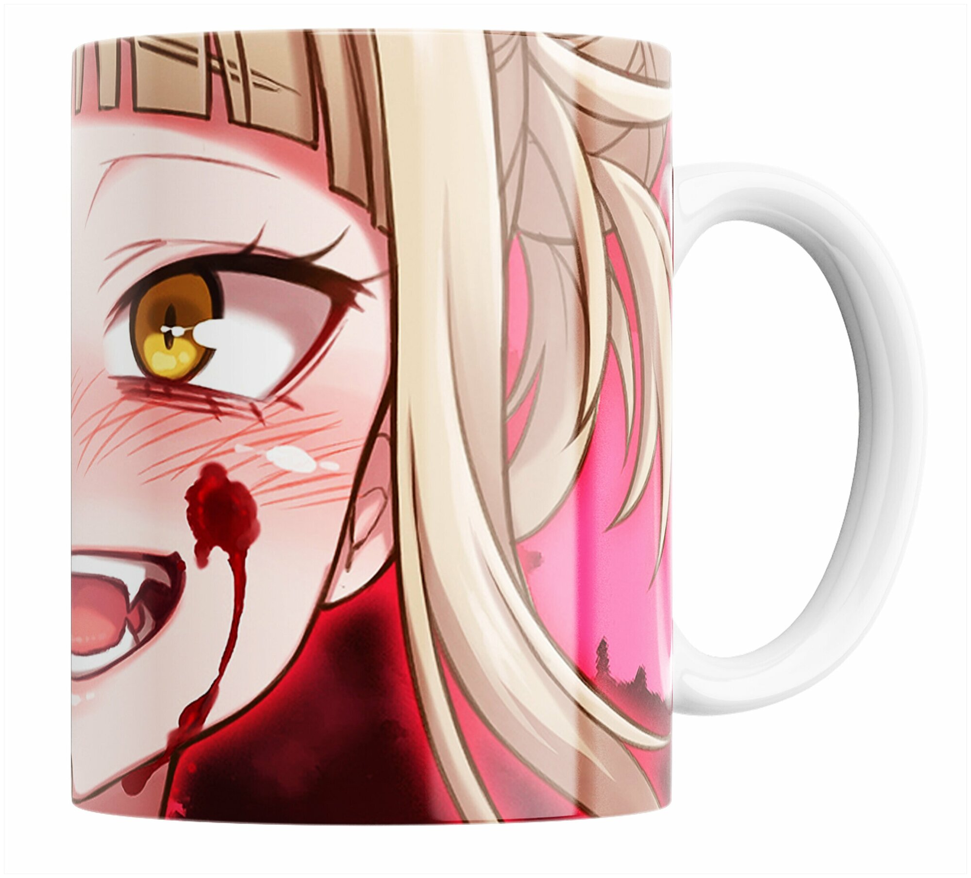 Кружка Ахегао/Ahegao/Аниме/Anime/девушки/с принтом. 330 мл