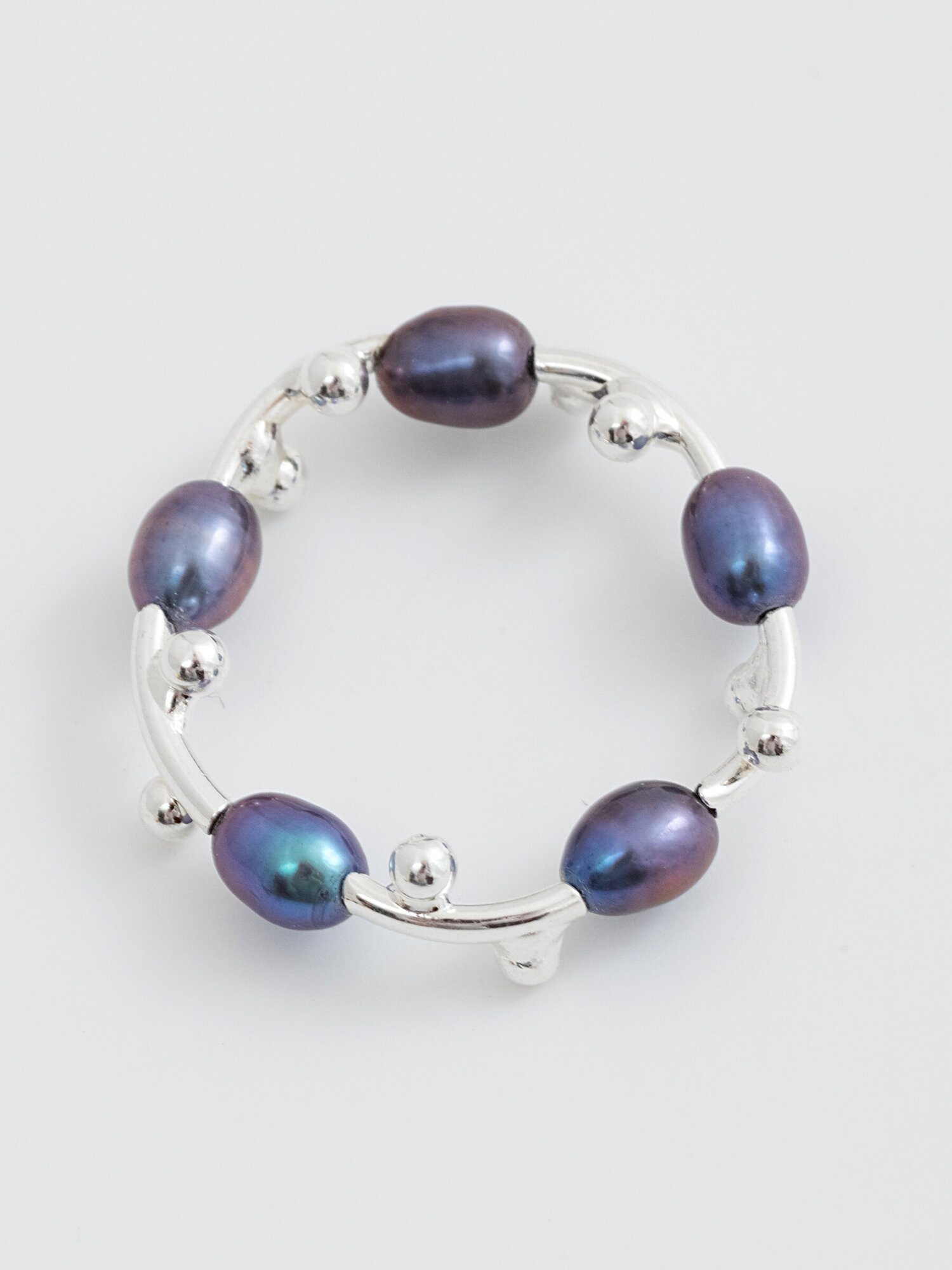 Кольцо, жемчуг культивированный, жемчуг пресноводный, жемчуг пресноводный культивированный