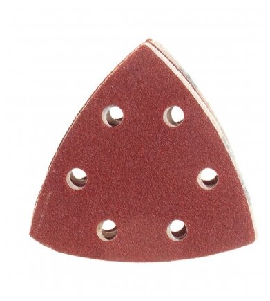 Треугольник шлифовальный ЗУБР Мастер универсальный Р80, 93х93х93мм, (35583-080) 5 шт х уп