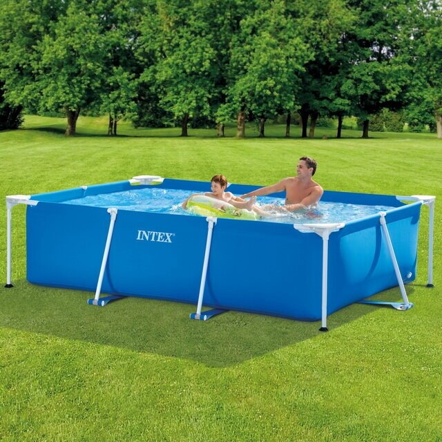Прямоугольный каркасный бассейн 28271 Intex 260*160*65 см, INTEX, 28271
