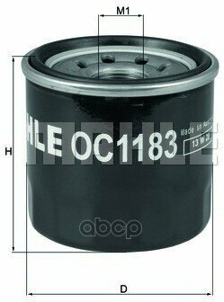 Фильтр масл. MAZDA 3 2013 => Mahle/Knecht арт. OC1183