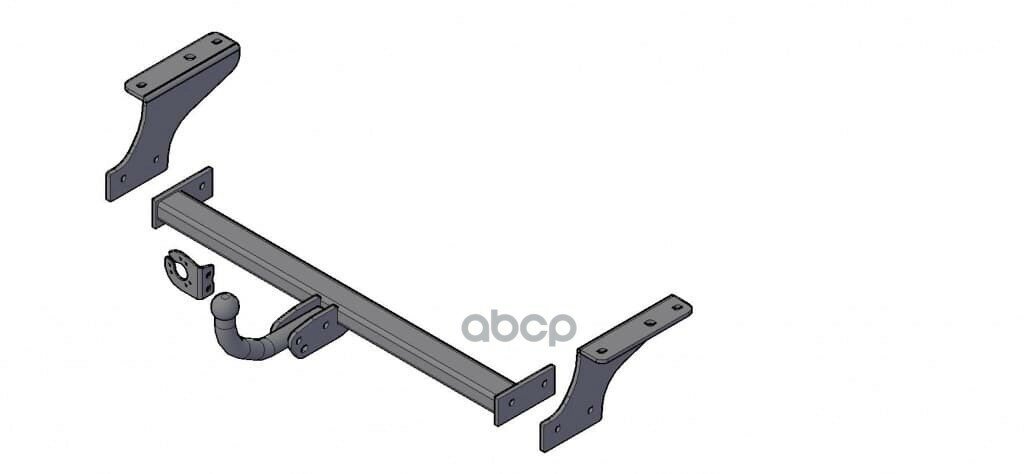 Фаркоп Chevrolet Cobalt 2012-2016, Ravon R4 2016-2020 крепление шара на двух болтах трейлер арт. 9470