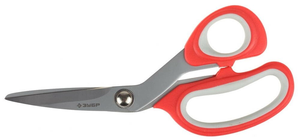 Ножницы хозяйственные STAYER длина 190 мм, изогнутые двухкомпонентные ручки