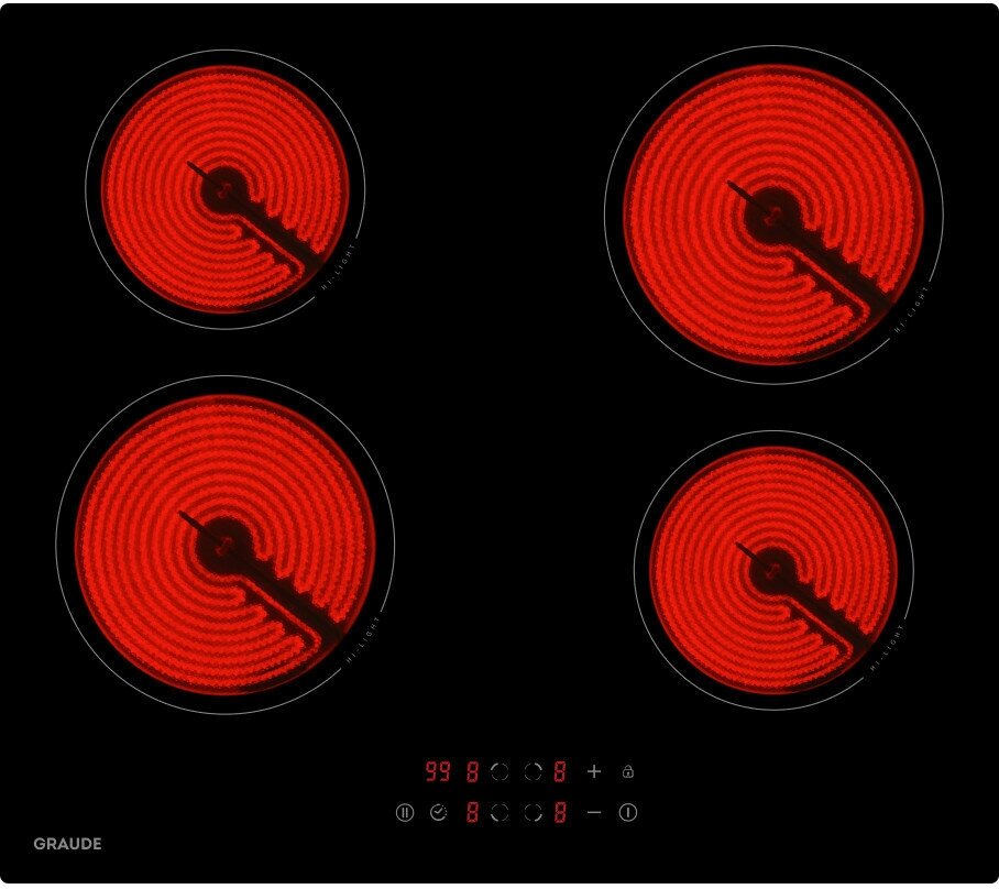 Встраиваемая электрическая варочная панель Graude EK 60.0 S