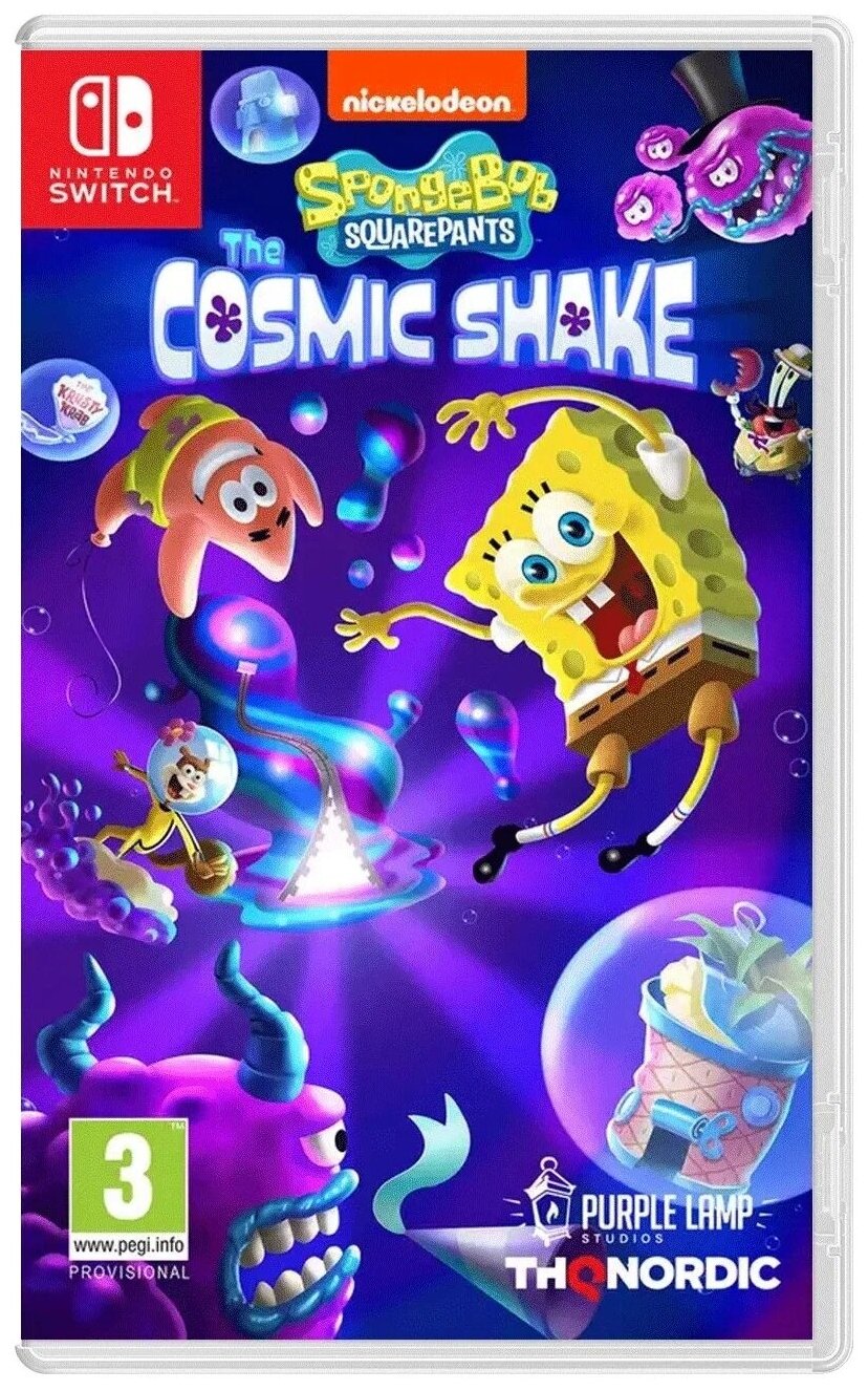 SpongeBob SquarePants: The Cosmic Shake [Switch, русские субтитры] (EU)
