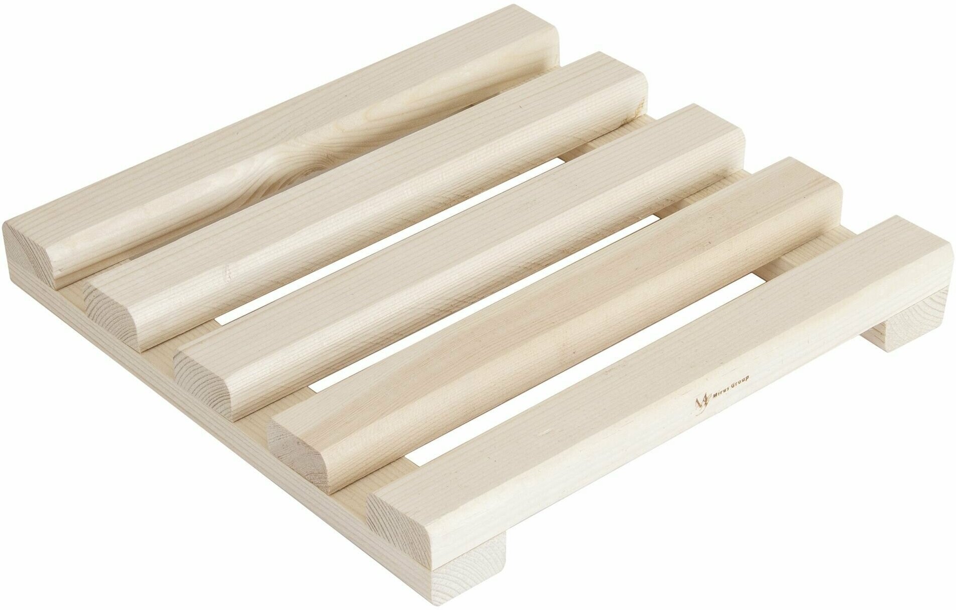 Подставка под горячее, деревянная, большая, размер 29х29х4 см / Подставка под казан, под выварку