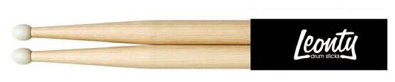 Палочки барабанные Leonty LMetalN, граб, нейлоновый наконечник