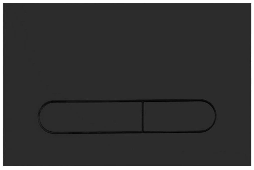 Кнопка смыва BelBagno PROSPERO цвет-черный матовый Tocco Morbido BB007-PR-NERO. M, черный