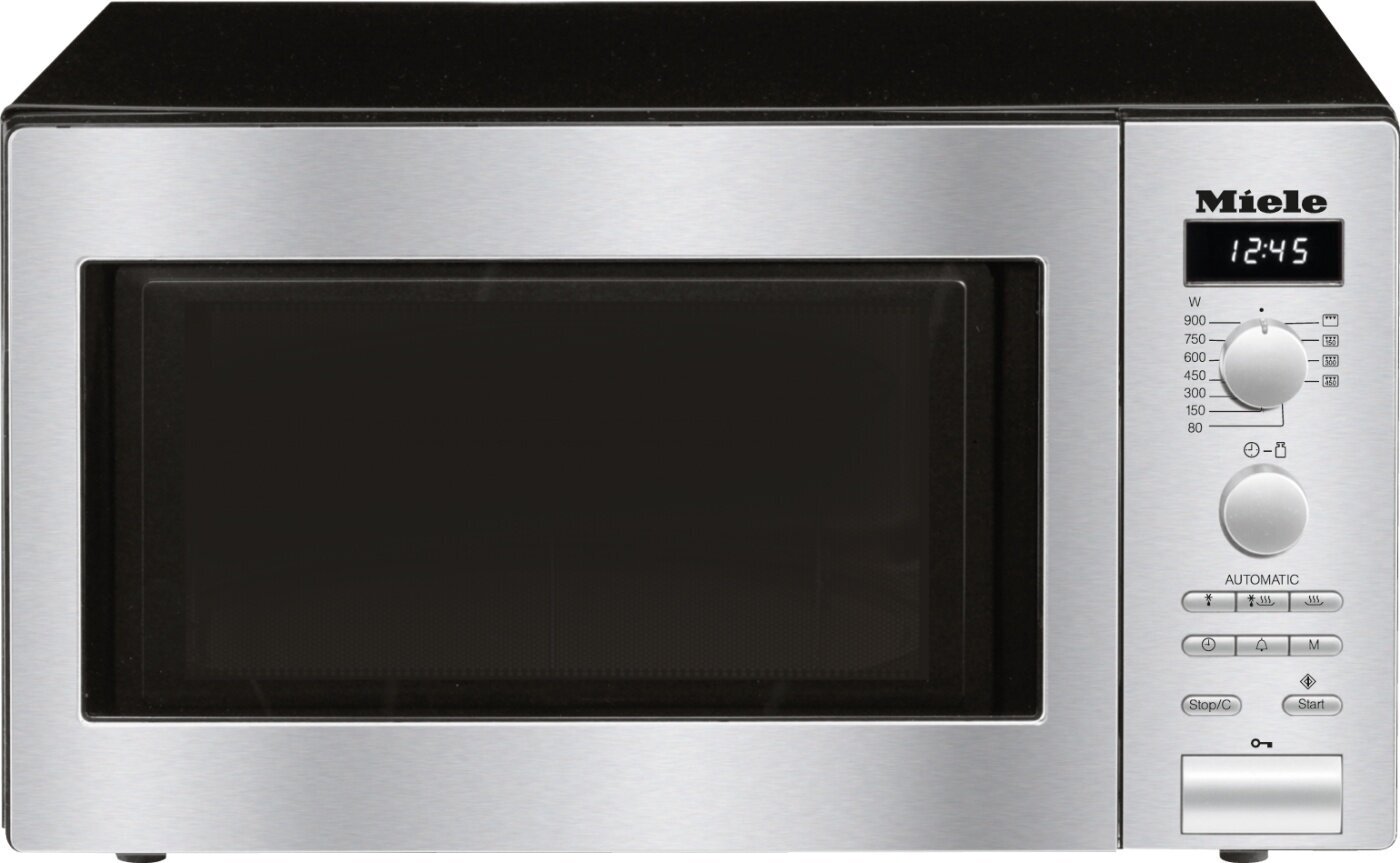 Микроволновая печь Miele M6012SC, нержавеющая сталь, 2300 Вт, 17 программ, кварцевый гриль