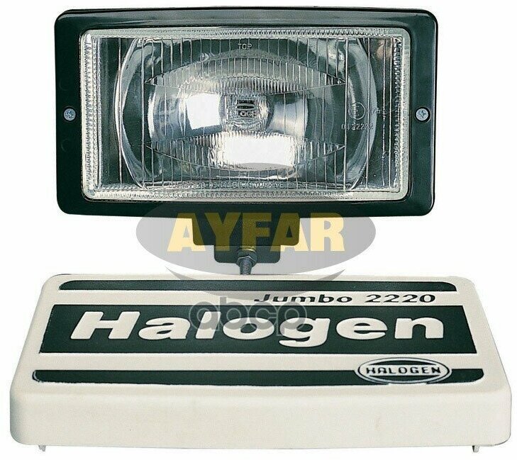 Фара противотум. ! белая с крышкой крепл. болт 166x242x130DAF, MAN, MB, Volvo Omn Ayfar арт. SL2220