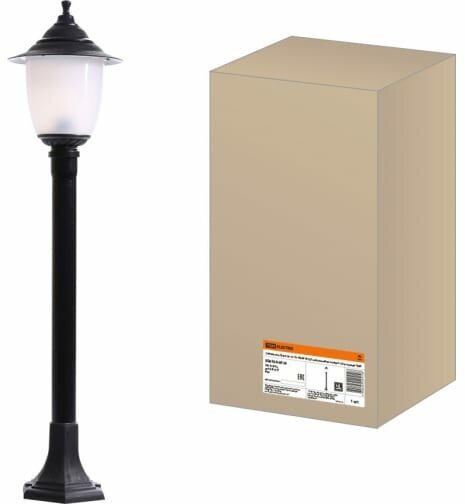 Светильник Прага Эл-11-73-100 60 Вт Е27 напольный на стойке h-1.0 м черный TDM SQ0330-0516 (Артикул: 4100010182)