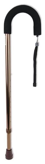 Трость Amrus Enterprises AMCC31 с закругленной мягкой рукояткой бронзовая