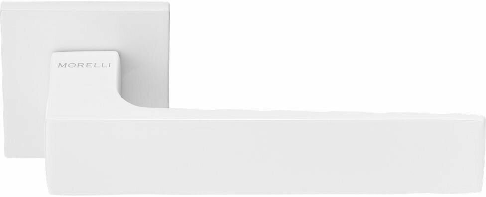 Ручка дверная Morelli MH-54-S6 W белый, ручка для двери комплект, фурнитура