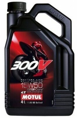 Моторное масло Motul 300V 4T FL ROAD RACING 15W50 4л (104129)