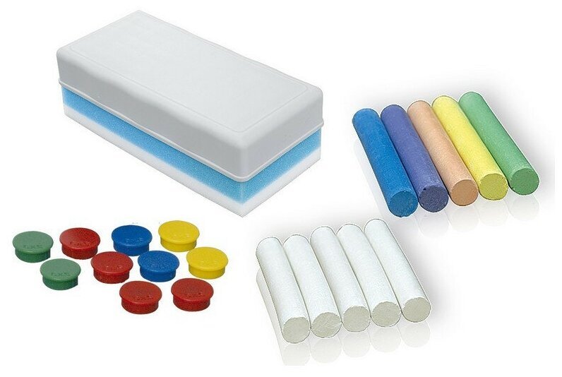 Набор принадлежностей 2x3 для меловых досок (3 предмета в наборе) AS112 1054788