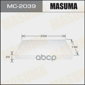 Фильтр салонный NISSAN CUBE MASUMA MC-2039 Masuma арт. MC-2039
