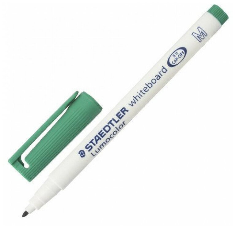 Маркер для доски STAEDTLER "Lumocolor", круглый наконечник, 1 мм, зеленый, 301-5