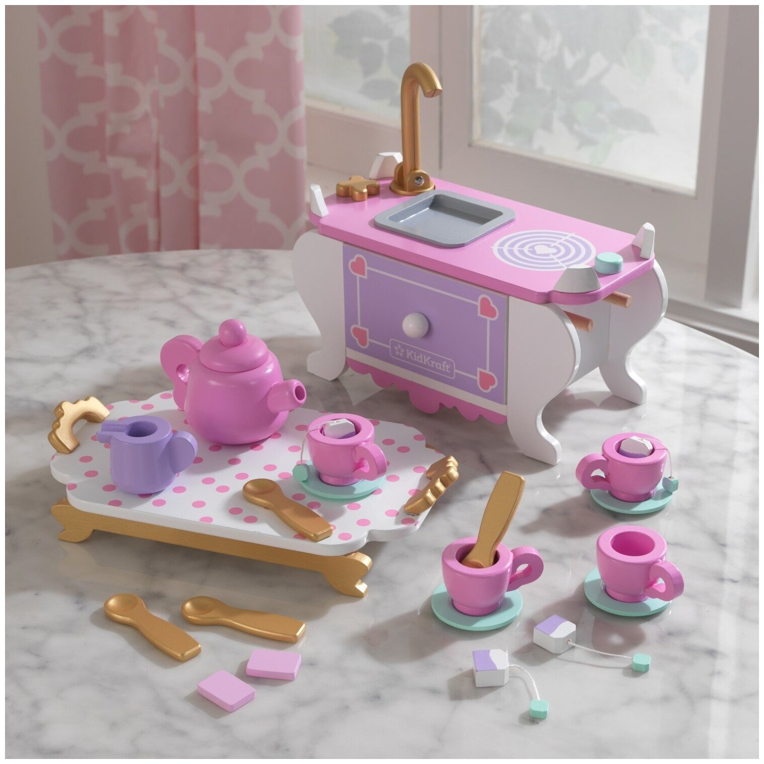 Набор игрушечной посуды KidKraft Время чая 10164_KE