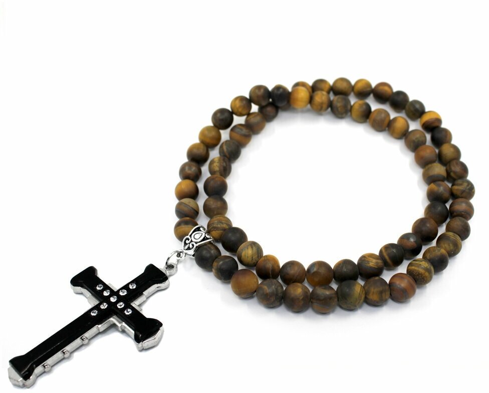 Бусы, тигровый глаз