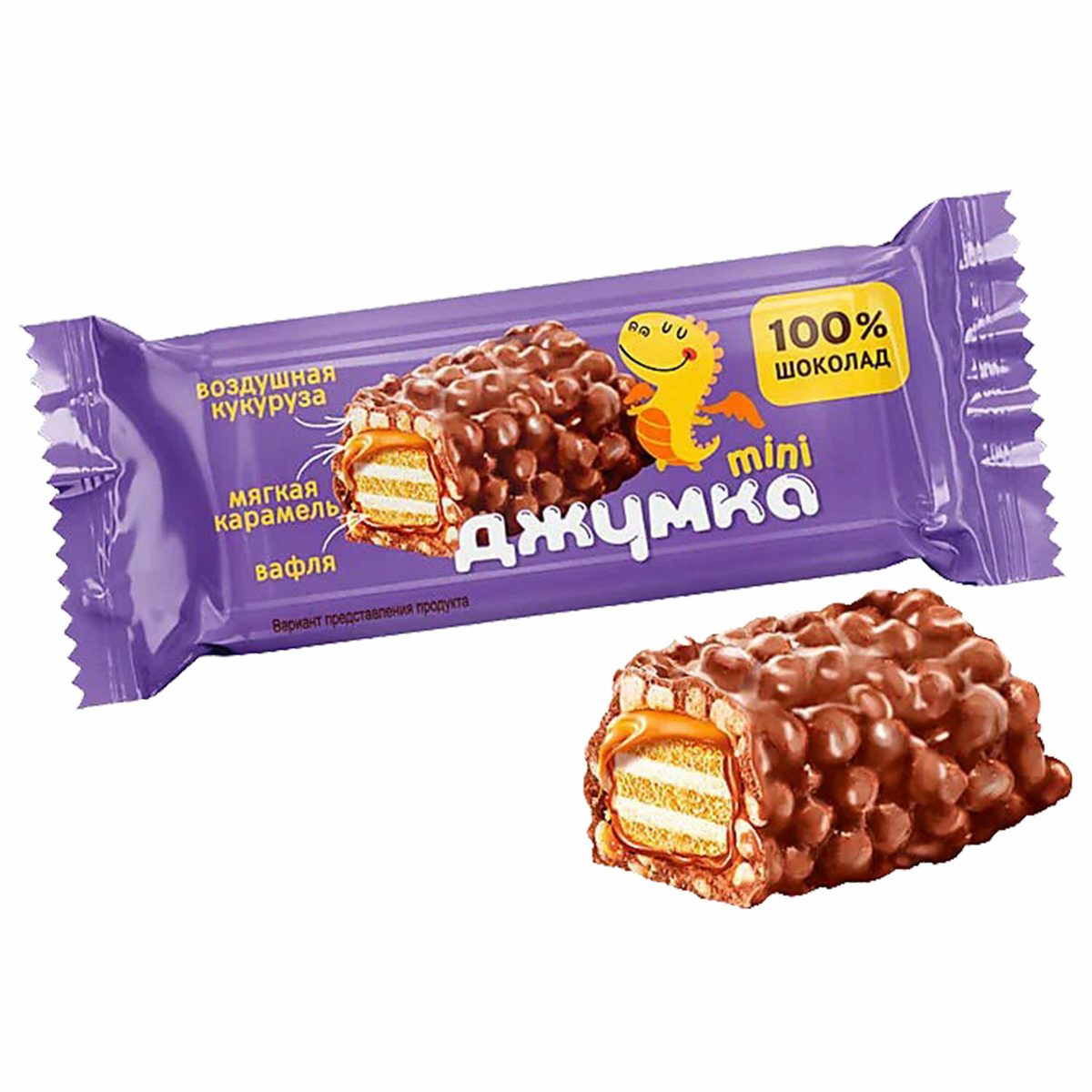 Конфеты джумка с мягкой карамелью и воздушной кукурузой, 500г, ЯВ236 (ЯВ236)