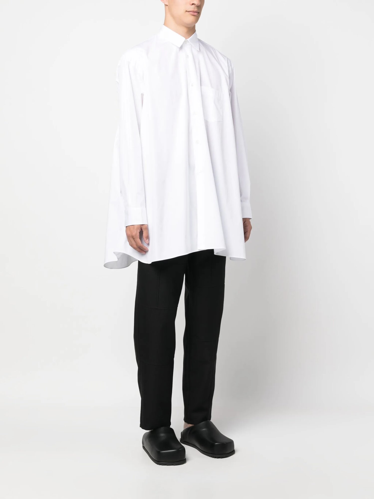 Рубашка Comme des Garcons SHIRT, размер XS, серебристый — фото 1