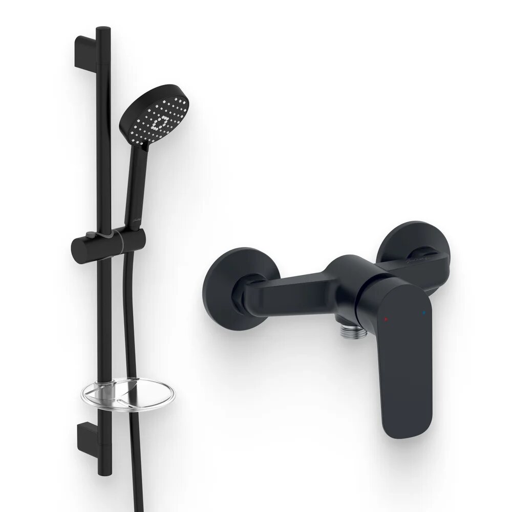 Душевой комплект Смеситель для душа Jacob Delafon Oscar E29843-BL / Гарнитур Awaken E99898-BL