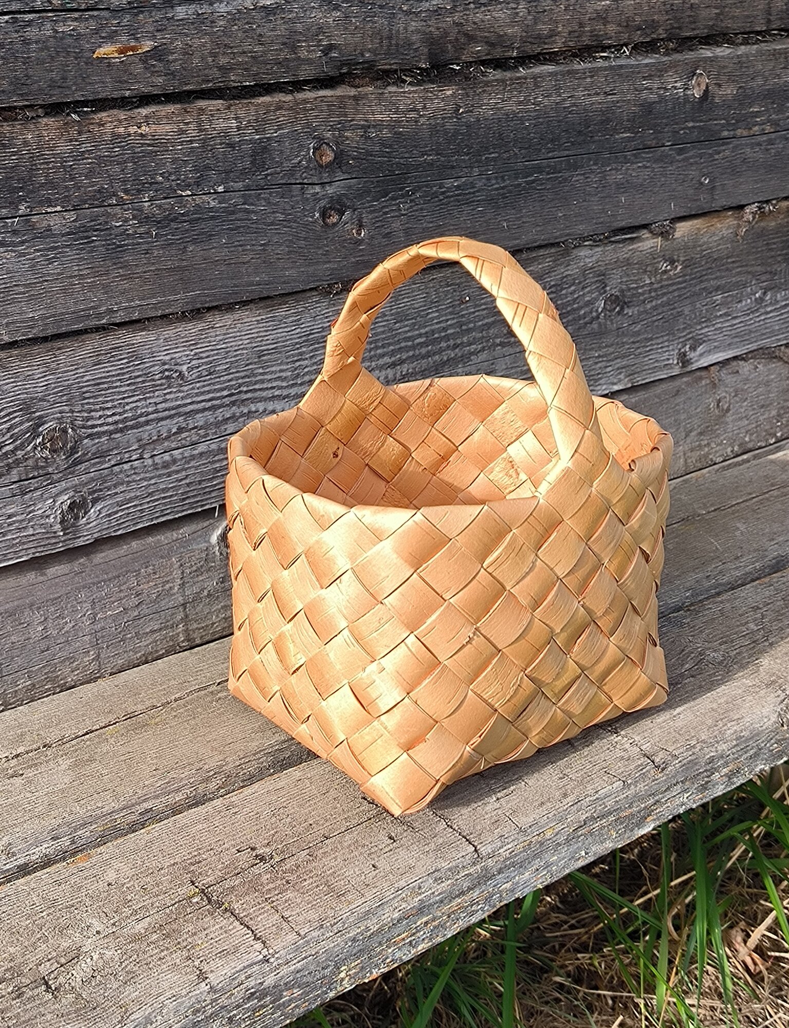 Корзина для грибов плетеная. 6л.