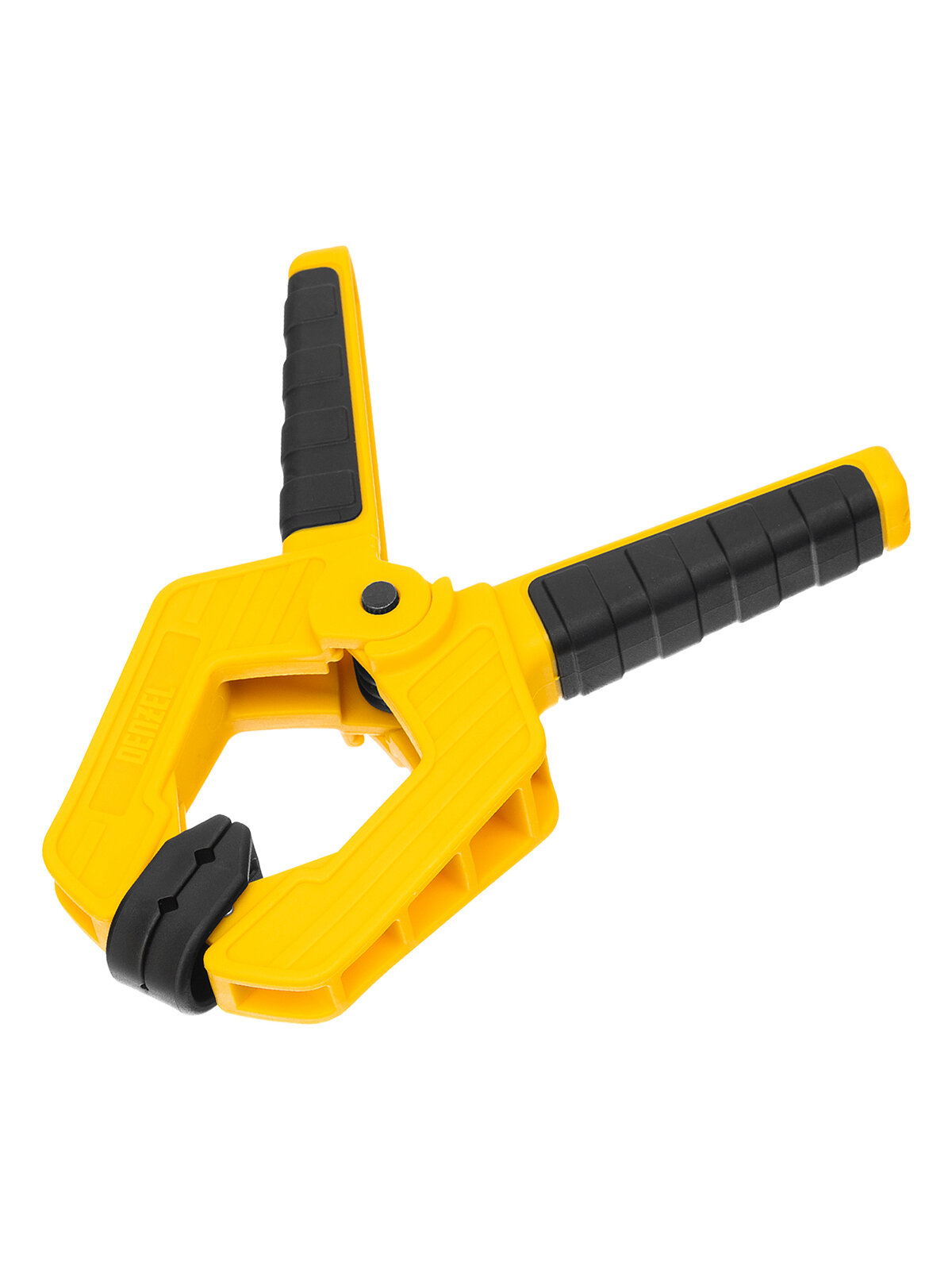 Струбцина столярная клещеобразная Denzel, 65 х 50 мм, усиленный корпус и двухкомпонентные рукоятки, 20796