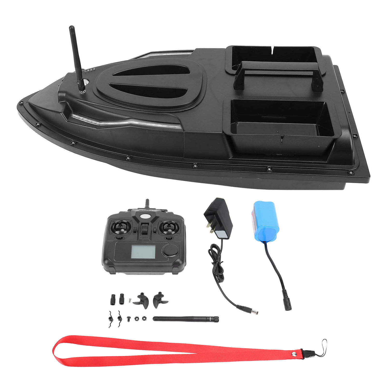 Рыбачная приманка лодка RC Рыбалка лодка Круиз -контроль 1,5 кг. Загрузка 500 метра дистанционного управления лодкой для рыбалки для рыбалки для озера US Plug 110–240 В