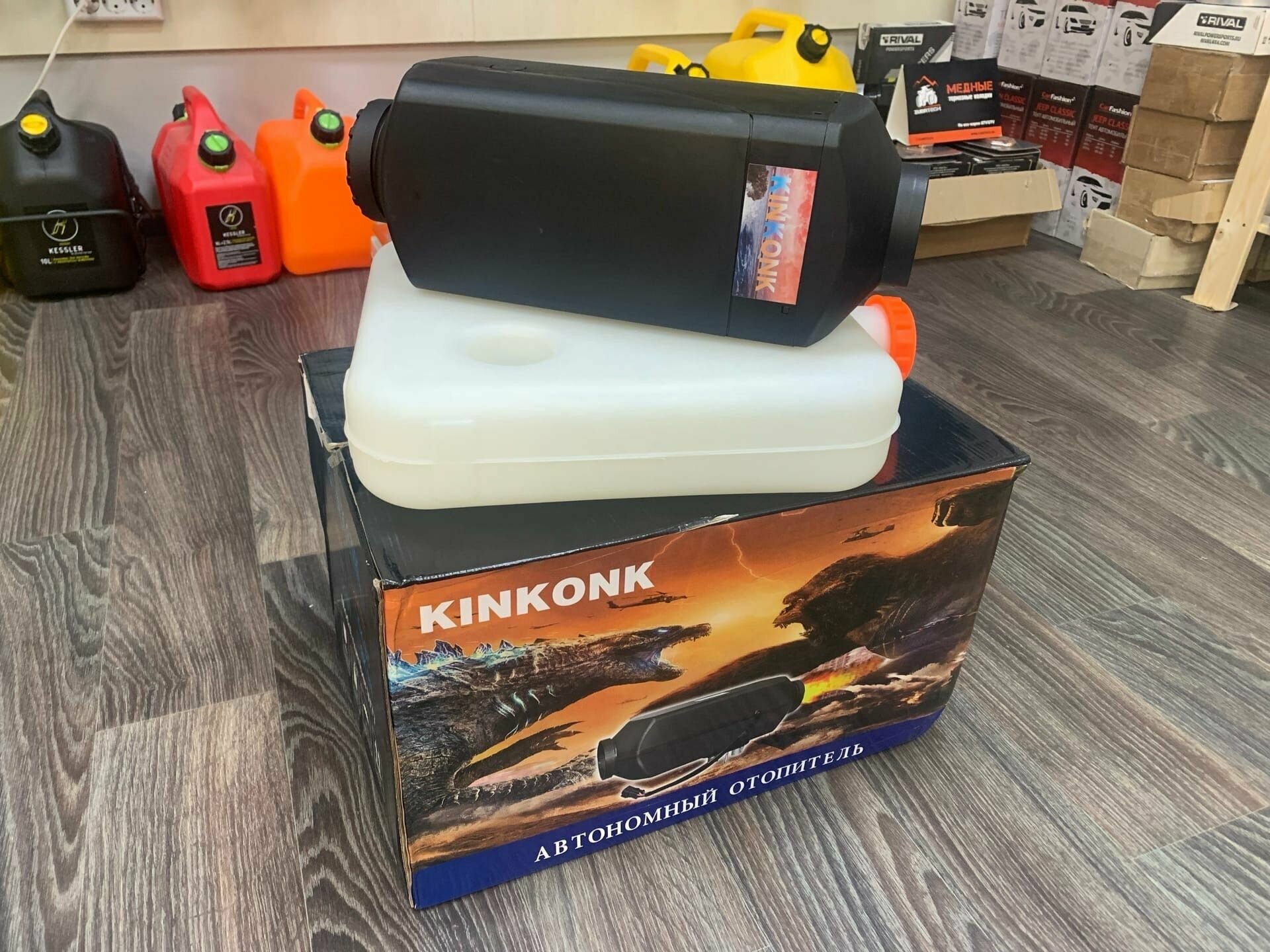 Автономный отопитель KinKonk воздушный обогрев, 12В/24В, 8 кВт