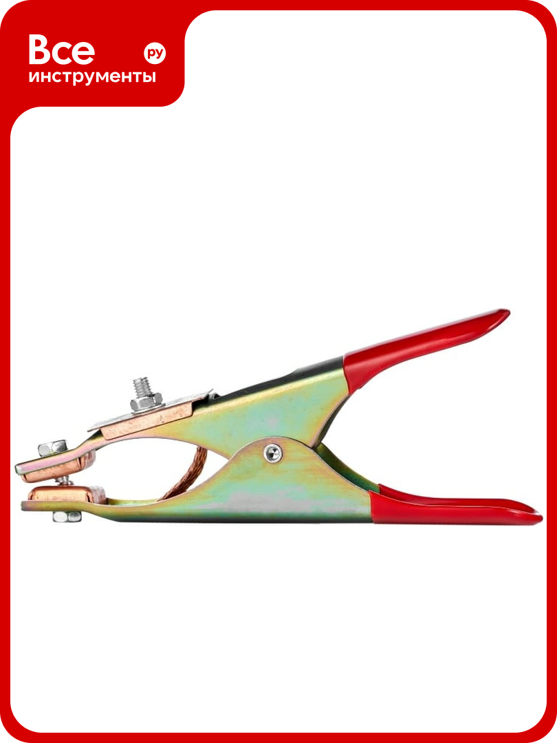 Клемма заземления КЗ-20-1 ПТК, из углеродистой, месте подключения