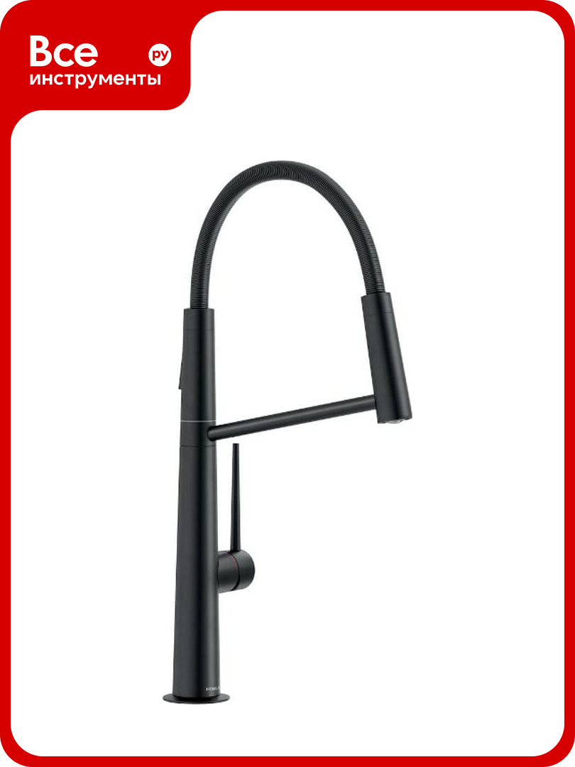 Смеситель для кухни Nobili LEVANTE матовый черный MV123300BM 00000097866