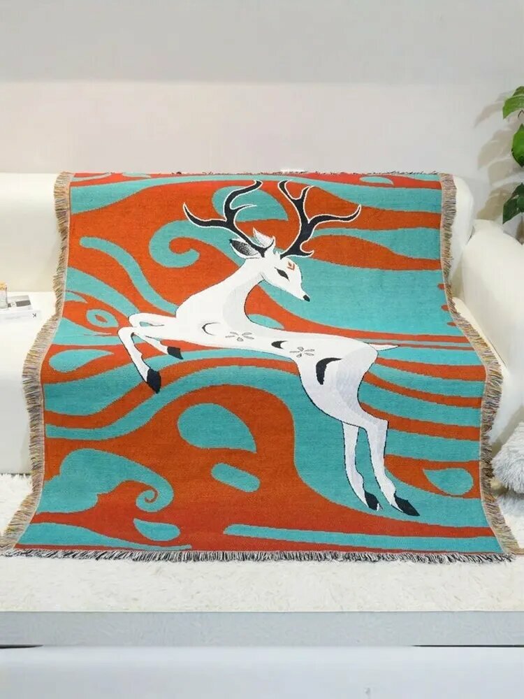 Плед-пончо , Микрофибра, 160 см х 130 см