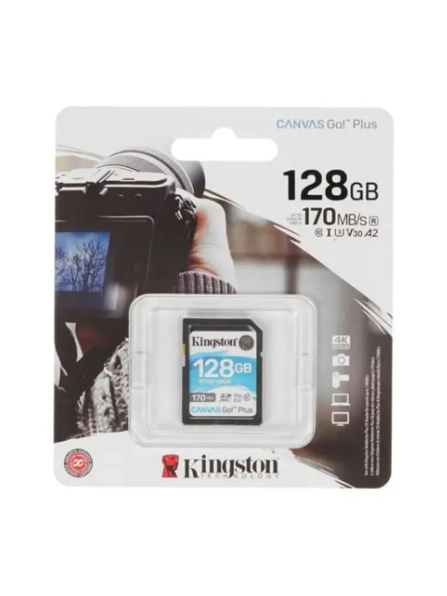 Карта памяти Canvas Go! Plus SDXC 128 ГБ SDG3/128GB