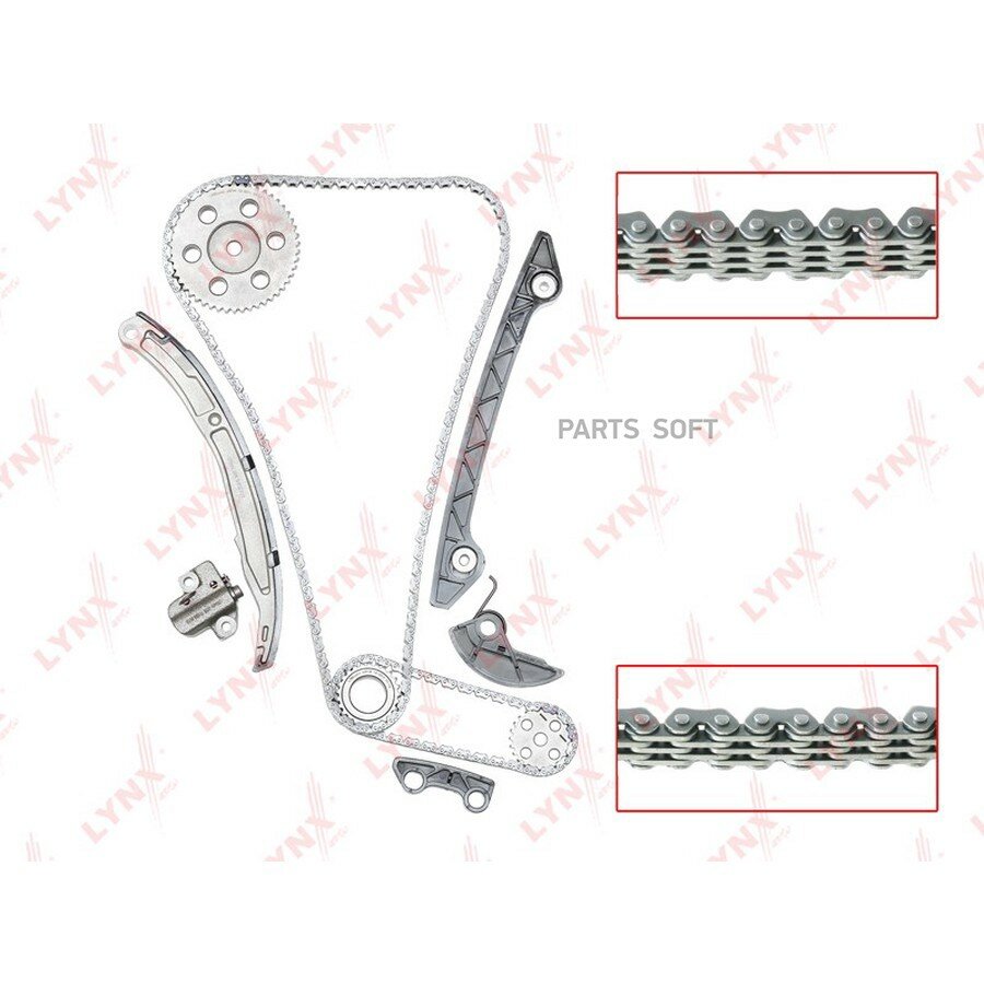 LYNXAUTO TK-0061 Комплект цепи ГРМ MAZDA 6(GG) 2.3 02-07 ()