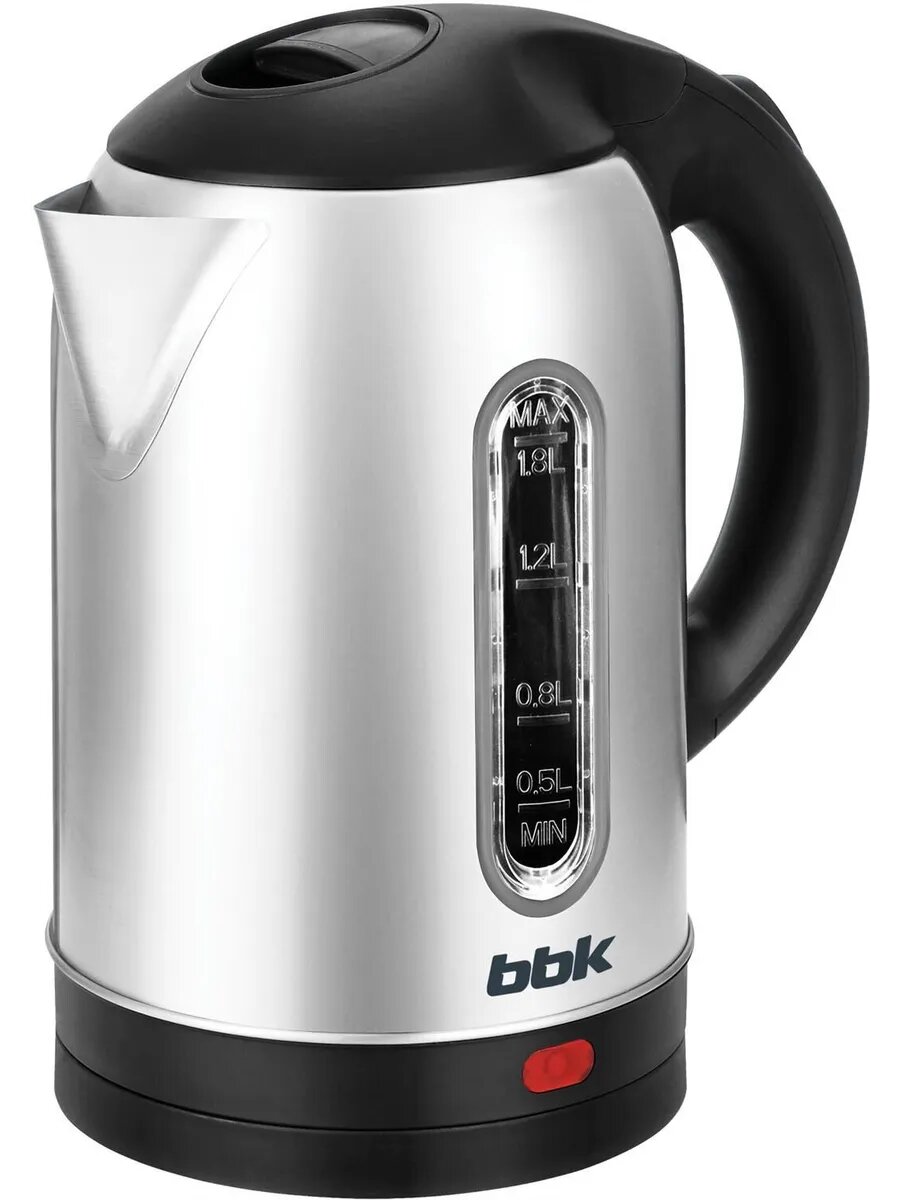 Чайник электрический EK1815S черный/сталь 1.8 л 2000 Вт