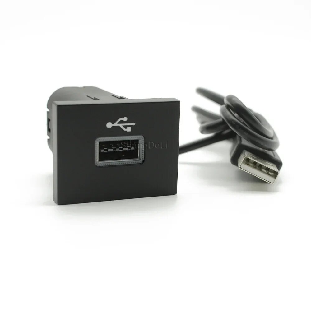 1 шт. Автомобильный USB-вход адаптер аудио радио u-диск флэш-разъем интерфейсный кабель для Ford Focus 2 Mk2 2009-2011, audio black