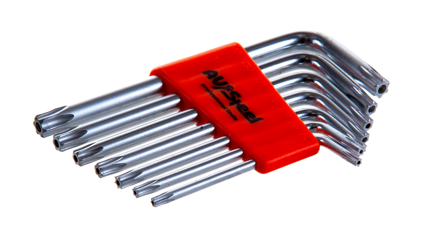 Набор ключей torx Г-образных 7 предметов TH10-TH40 AV Steel