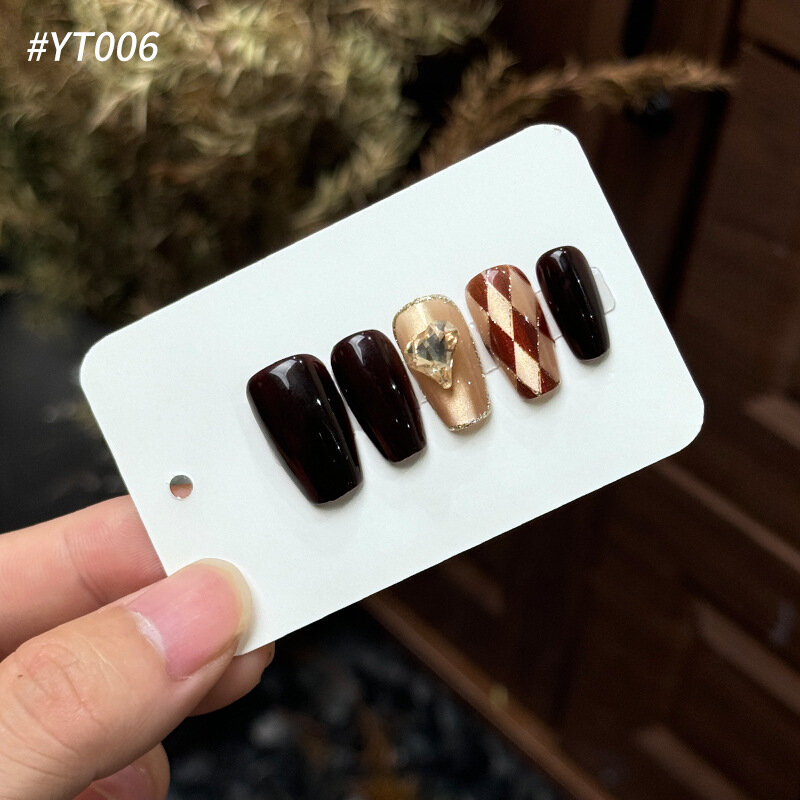 Лак для ногтей "Чуньшань", оригинальный взрывной карамельный, ручной работы, 10 мл