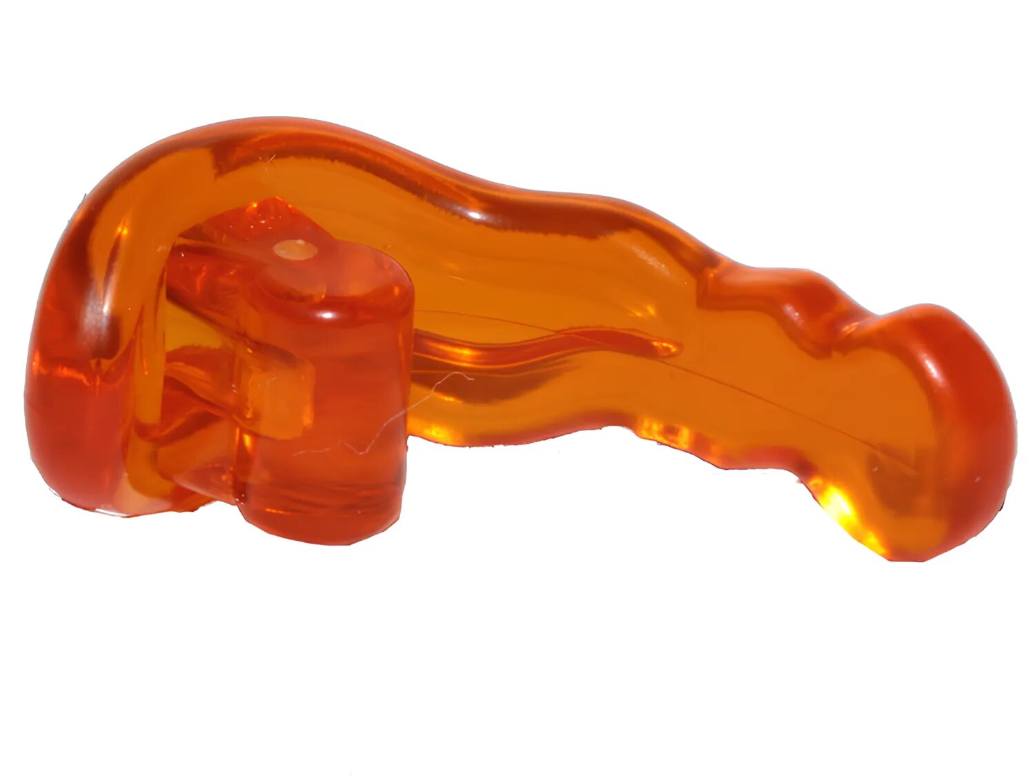 Деталь LEGO Бластер Lego Wave Rounded Energy with Bar Handle (Power Blast) 27393 U Trans-Orange