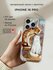 Чехол на Apple iPhone 16 Pro / Айфон 16 Про с принтом "Влюбленные котики 1"
