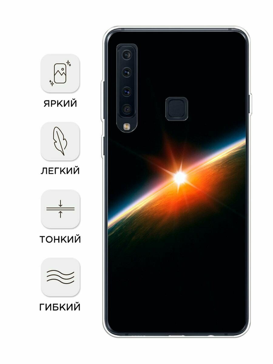 Чехол на Samsung Galaxy A9 2018 / Самсунг Галакси А9 2018 с принтом "Космос 9" — фото 1