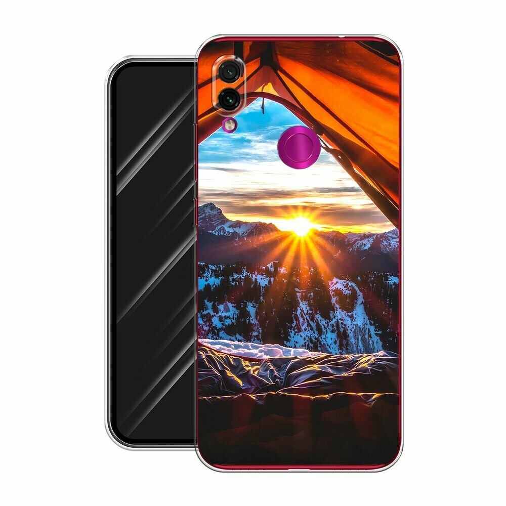 Чехол на Xiaomi Redmi Note 7 / Сяоми Редми Нот 7 с принтом "Горы 7" — фото 1