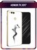 Силиконовый чехол на Honor 7X / Хонор 7Х с принтом "Девушка в душе"