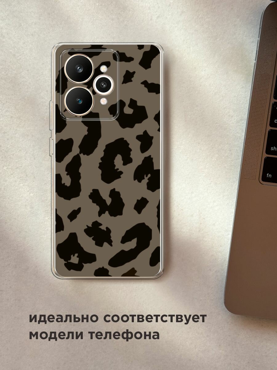 Чехол на Realme 15 / Реалми 15 с принтом "Леопардовые пятна паттерн 1" — фото 1