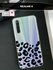 Чехол на Realme 6 / Реалми 6 с принтом "Окрас леопарда фон черный", прозрачный
