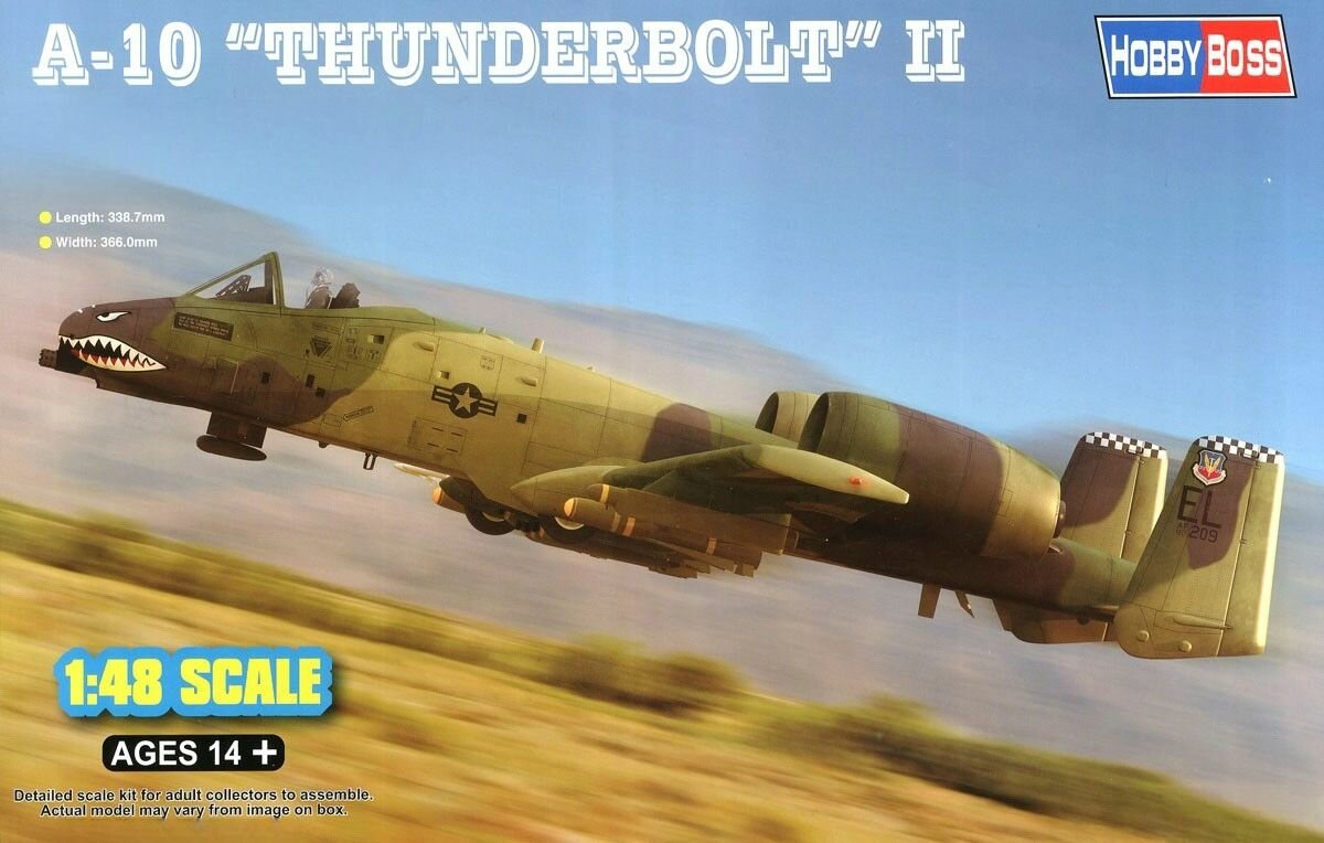 HOBBYBOSS 80323 1/48 A-10 Thunderbolt II сборная модель самолета