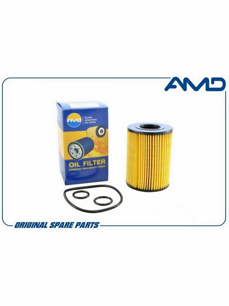 Фильтр масляный AMD AMDFL113 для а/м OPEL Astra, CHEVROLET Cruze
